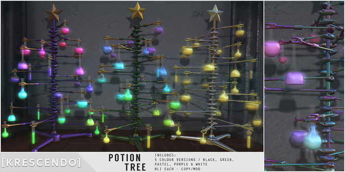 Second Life Marketplace - [Kres] Potion Tree Pack